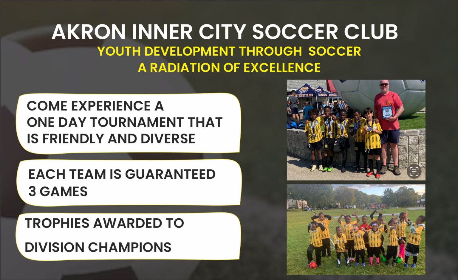 Celebrate the 10th Annual Akron Unity Soccer Tournament! – Akron Inner ...